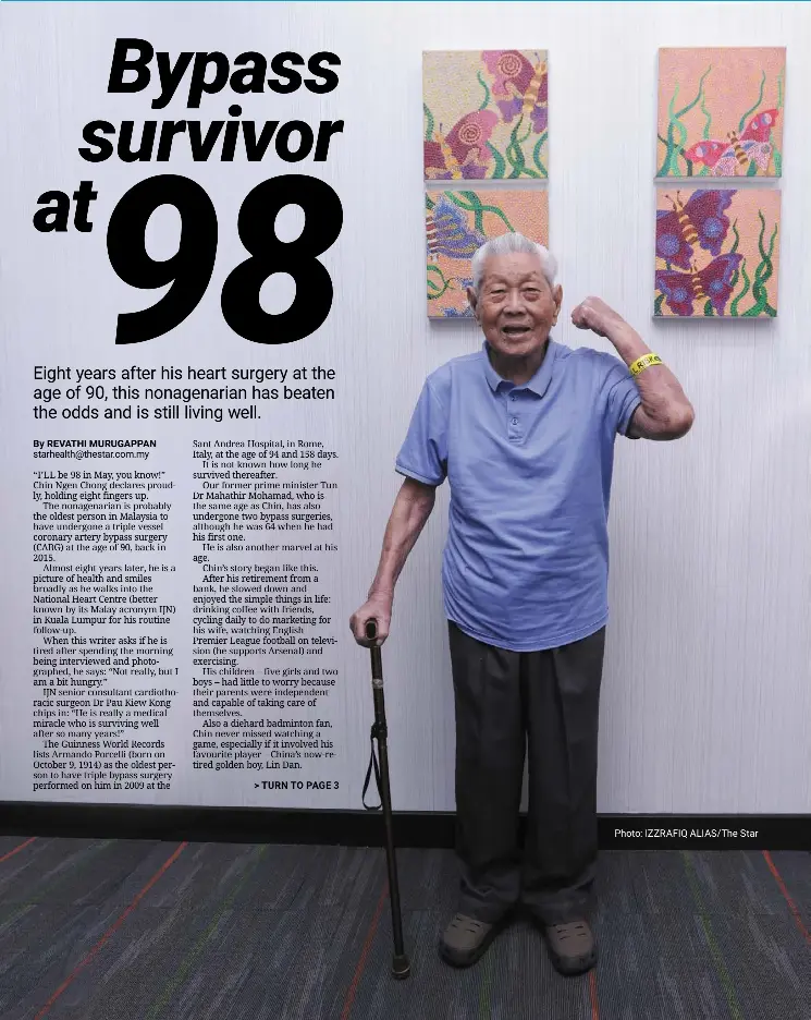 Bypass survivor at 98 - PressReader