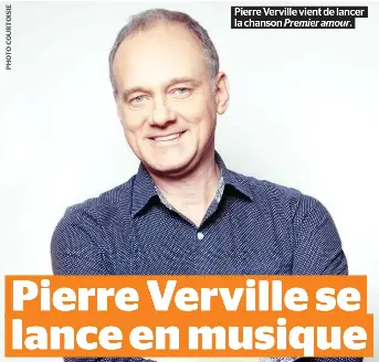 Pierre Verville se lance en musique - PressReader