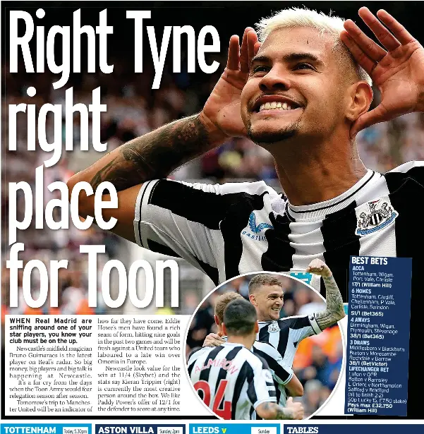 Right Tyne right place for Toon - PressReader