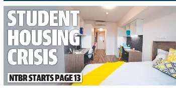 STUDENT HOUSING CRISIS - PressReader