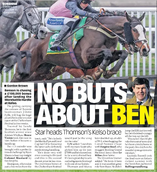 NO BUTS ABOUT BEN - PressReader