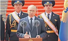 Lukashenko claims the spotlight after stalling mutiny wipe-out - PressReader