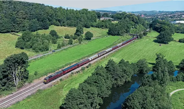 West Coast Railways 47746 and 47237 on the Saltburn Railtours charter ...