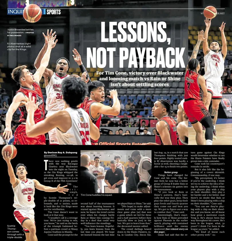 LESSONS, NOT PAYBACK - PressReader