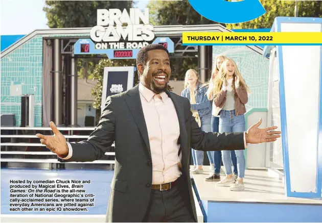 Brain Games host Chuck Nice brings comedy to science - PressReader