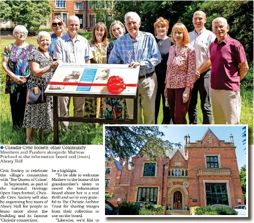 Crime queen’s grandson brings history on board | Stockport Express ...