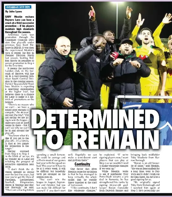 DETERMINED GARY’S EAGER TO REMAIN IN FAST LANE! - PressReader