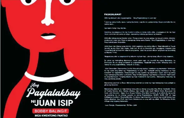 Si Bobby Balingit At Ang Nobela Niyang "Ang Paglalakba­y Ni Juan Isip ...