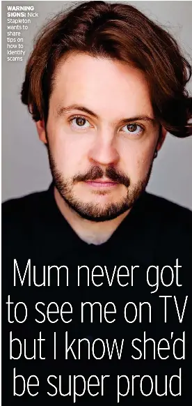 Mum never got to see me on TV but I know she’d be super proud - PressReader