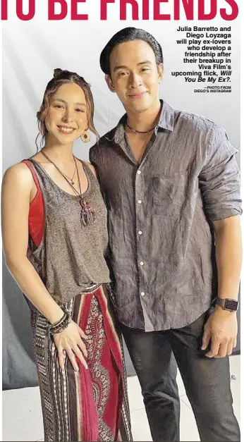 Are Julia, Diego OK to be friends with their exes? - PressReader