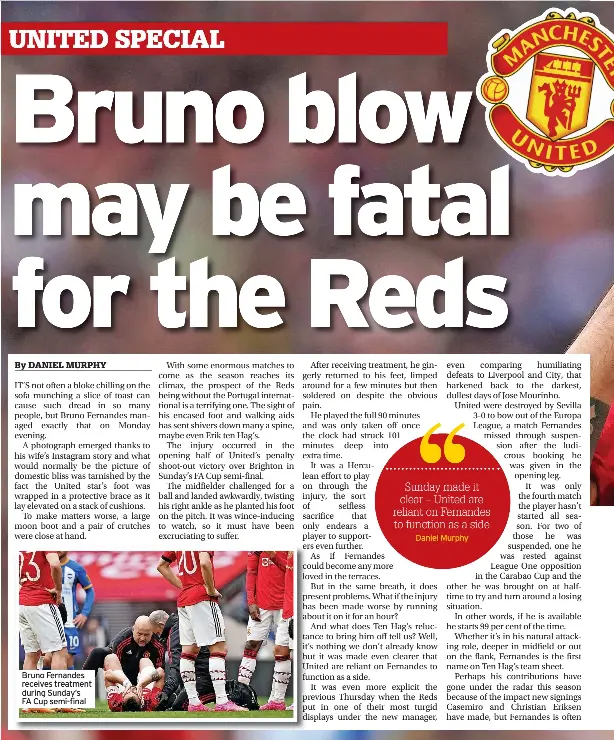 Bruno blow may be fatal for the Reds - PressReader