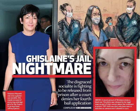 Ghislaine Maxwell’s prison ordeal - PressReader
