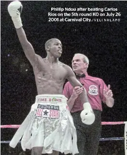 Were it not for Mayweather, Ndou would have gone far - PressReader