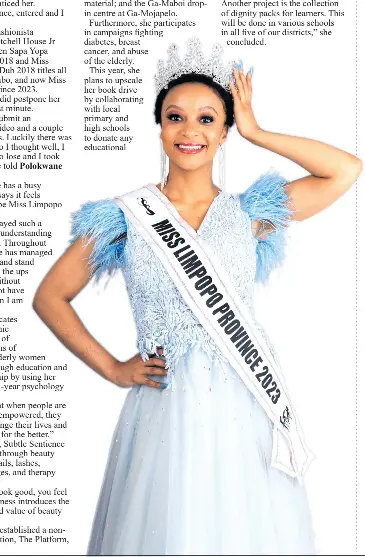 Miss Limpopo 2023 pageant - ‘a gamble that paid off’ - PressReader