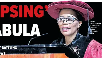 UNISA ‘COLLAPSING’ UNDER LENKABULA - PressReader