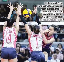 Rondina eyes rebound after loss to Creamline - PressReader