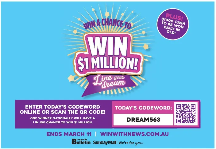 WIN A CHANCE TO WIN $1 MILLION! - PressReader