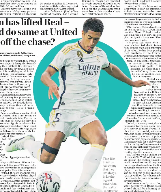 Bellingham has lifted Real – Kane would do same at United so why call off the chase? - PressReader