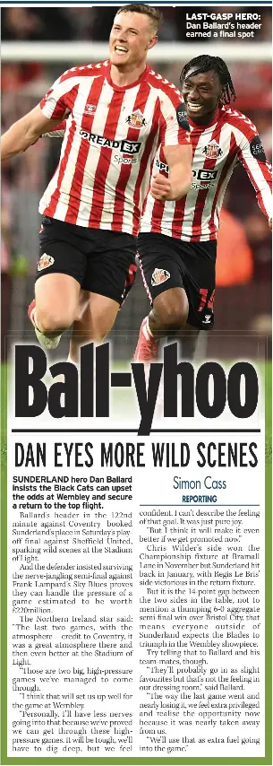 Ball-yhoo DAN EYES MORE WILD SCENES - PressReader