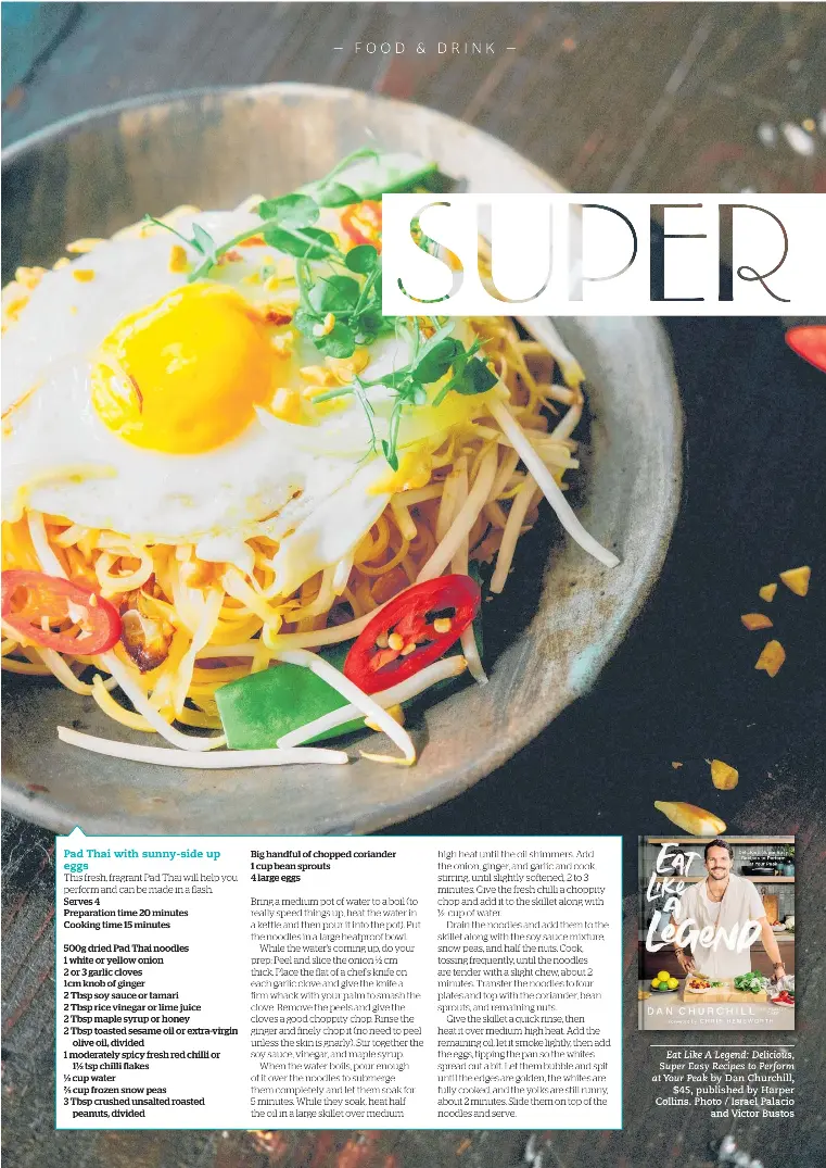 Pad Thai with sunny-side up eggs - PressReader