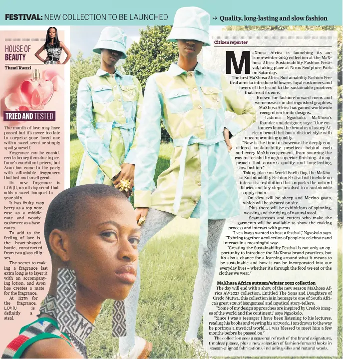 Sustainabl­e African flair - PressReader