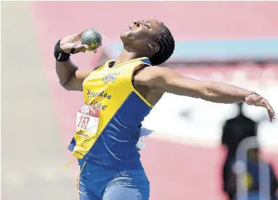 Lampart sets national junior shot put record at GC Foster - PressReader