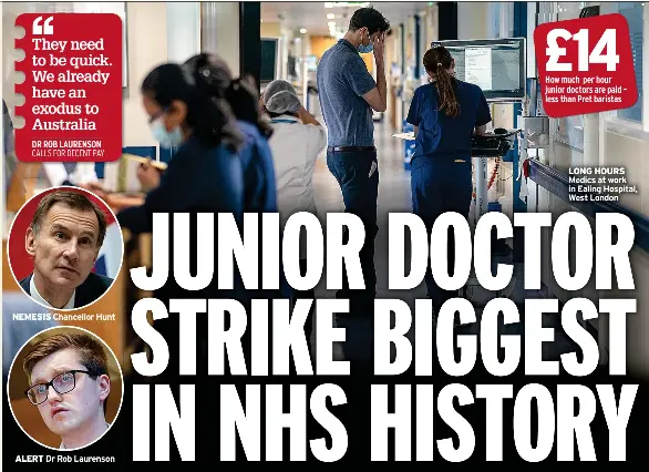 JUNIOR DOCTOR STRIKE BIGGEST IN NHS HISTORY - PressReader