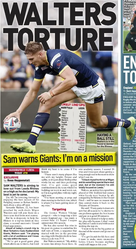 Sam warns Giants: I’ m on a mission - PressReader