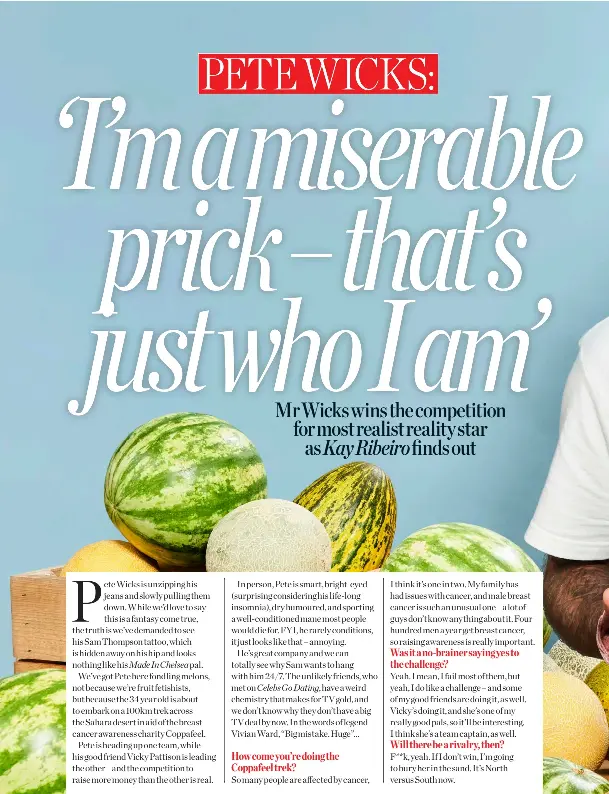 Reality TV legend Pete Wicks gets candid as he chats life, fame and more - PressReader