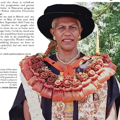 Bai Sets Record at UniFiji - PressReader