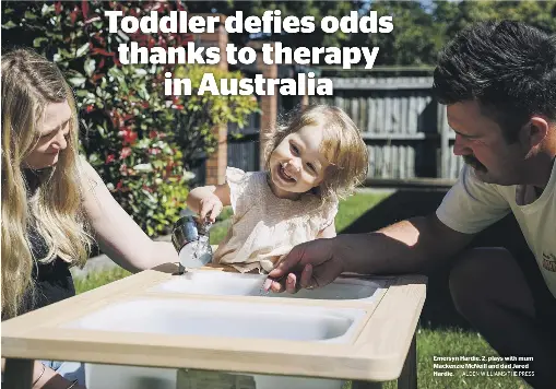 Toddler defies odds thanks to therapy in Australia - PressReader
