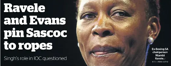 Ravele and Evans pin Sascoc to ropes - PressReader