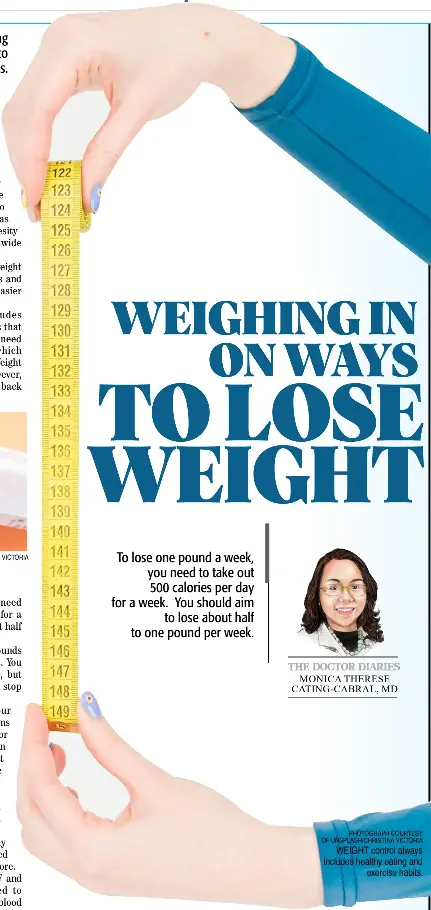 WEIGHING IN ON WAYS TO LOSE WEIGHT - PressReader