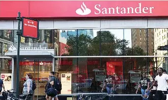 Santander reorganiza sus negocios comerciale­s en EEUU - PressReader