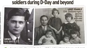 A The forgotten heroes of World War II The story of Sergeant Eric Osman ...