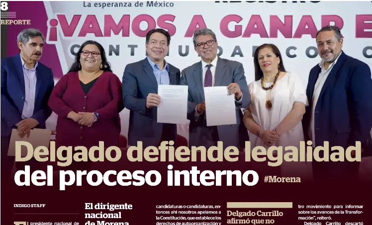 Delgado defiende legalidad del proceso interno - PressReader