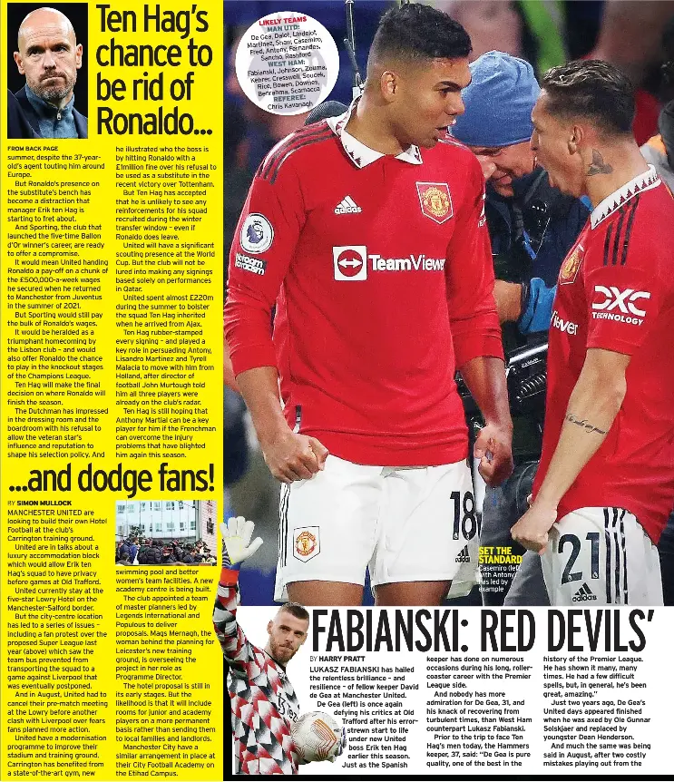 Ten Hag’s chance to be rid of Ronaldo... - PressReader