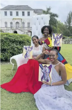 Island Strokes stages ‘Paint and Sip’ at Rose Hall Great House - PressReader