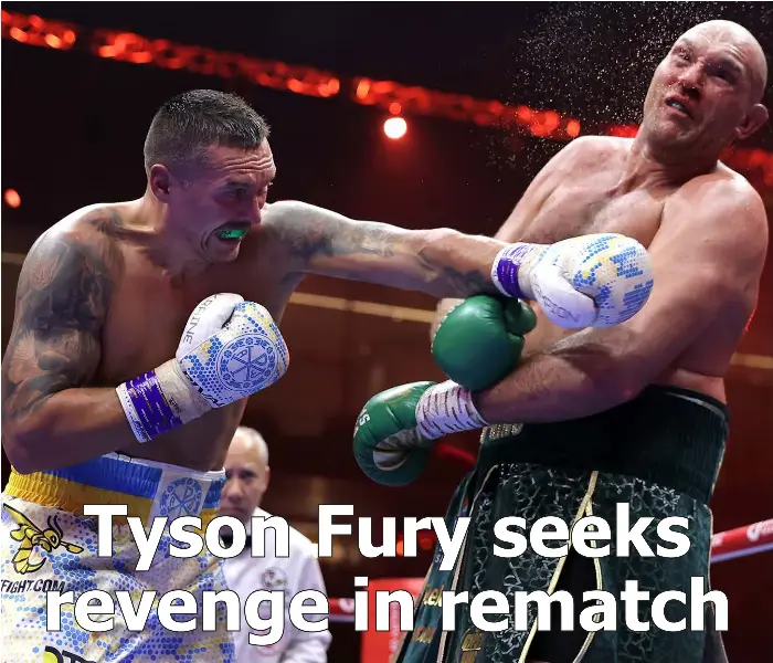 Tyson Fury seeks revenge in rematch - PressReader