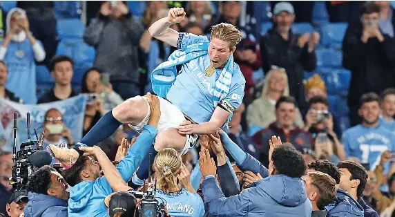 Remember me with joy, says midfield maestro De Bruyne - PressReader