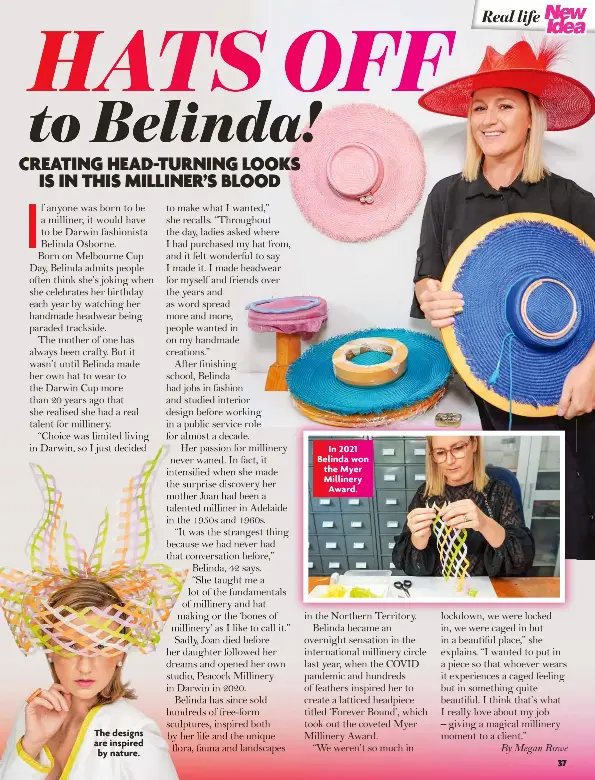 HATS OFF to Belinda! - PressReader