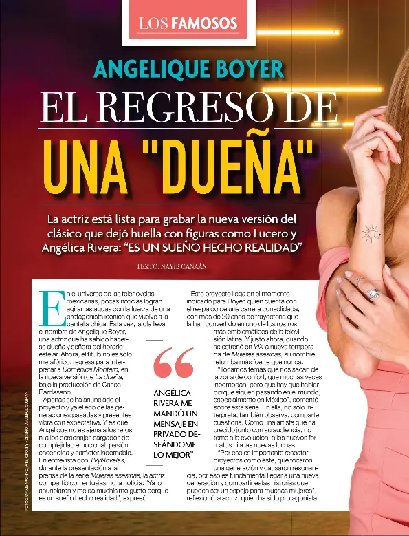 EL REGRESO DE UNA "DUEÑA" - PressReader