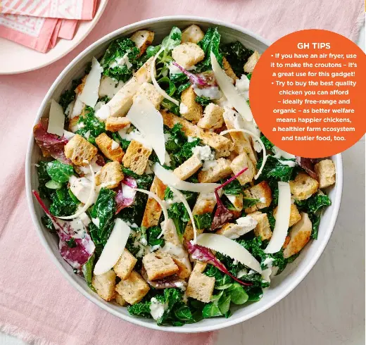Kale & Beet Leaf Chicken Caesar Salad - PressReader
