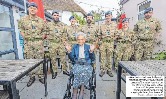 Second World War veteran marks 102nd birthday with help from RAF ...