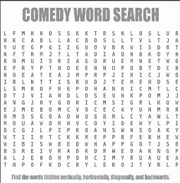 COMEDY WORD SEARCH - PressReader