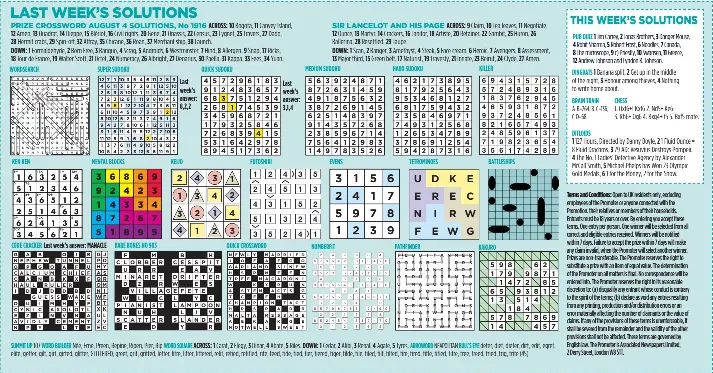 LAST WEEK’S SOLUTIONS - PressReader