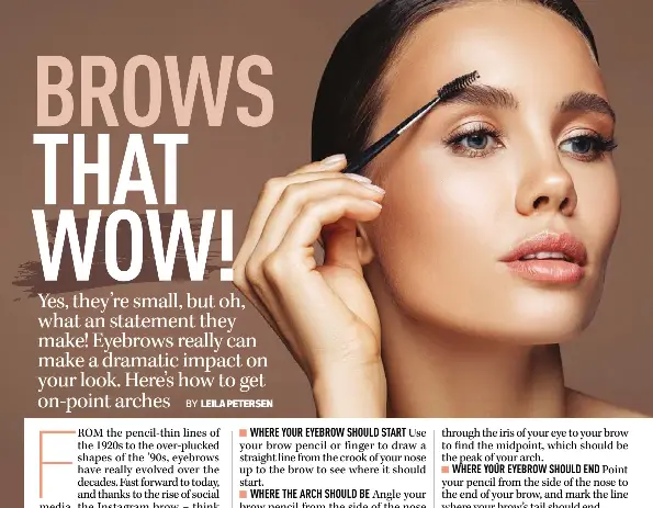 How to get brows that wow - PressReader