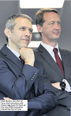 Making your business our business. Port boss talks of collaborat­ion ...