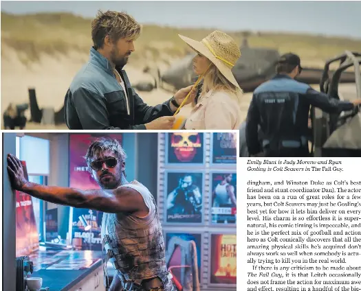 The Fall Guy: frisky high jinks, wild stunts, sizzling romance - PressReader