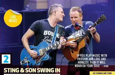 STING & SON SWING IN - PressReader